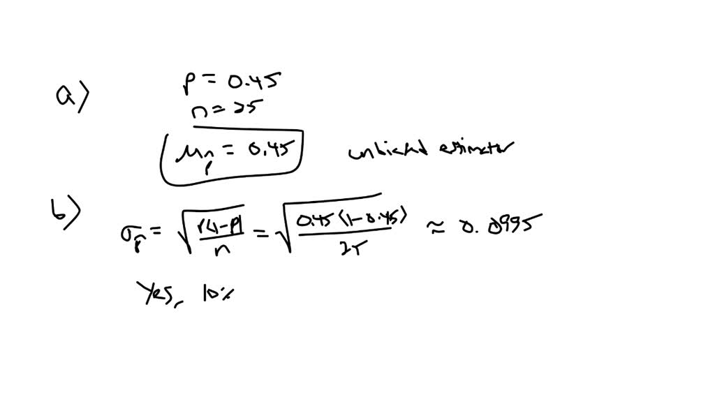 The candy machine Suppose a large candy machine has 45 % orange candies ...