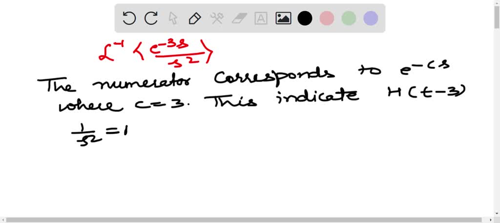 ⏩SOLVED:Determine the inverse of (e^-3 s)/(s^2) | Numerade ⏩SOLVED:Determine the inverse of (e^-3 s)/(s^2) | Numerade