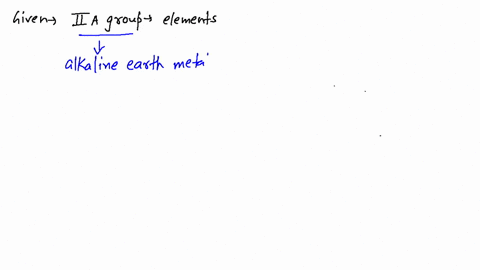 SOLVED:The group IIA elements of the periodic table (I) are called ...
