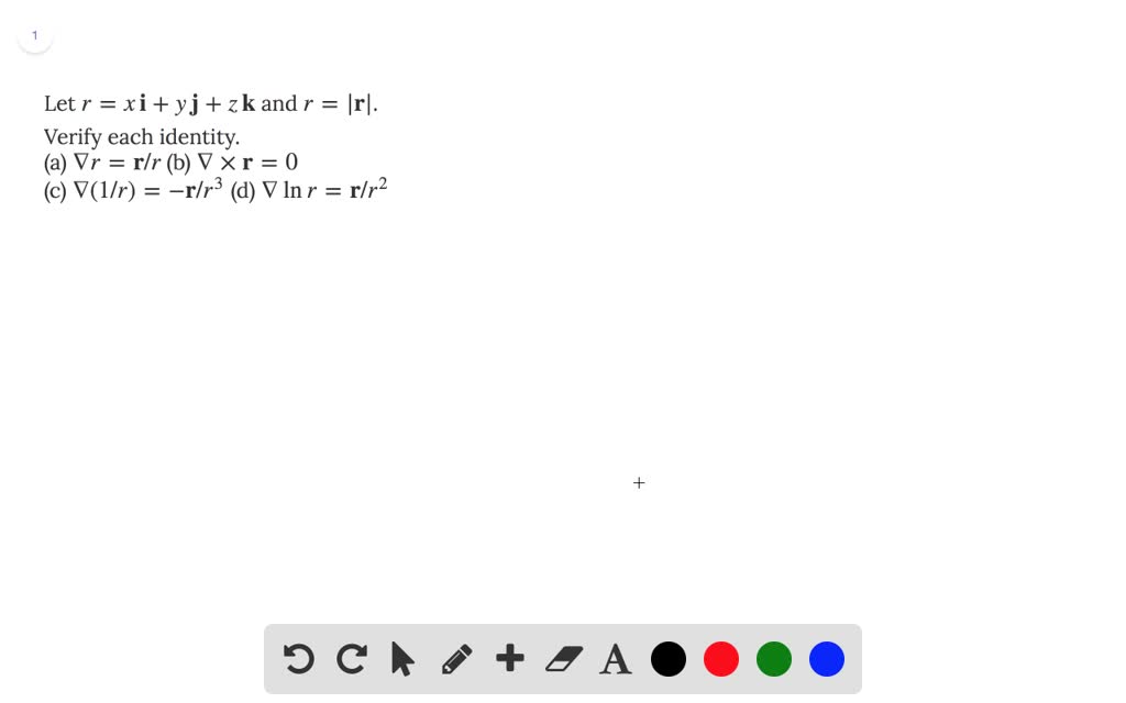 SOLVED For x y z And R Simplify The Following A 