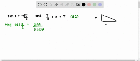 SOLVED:Use a half-number identity to find an expression for the exact value for each function ...