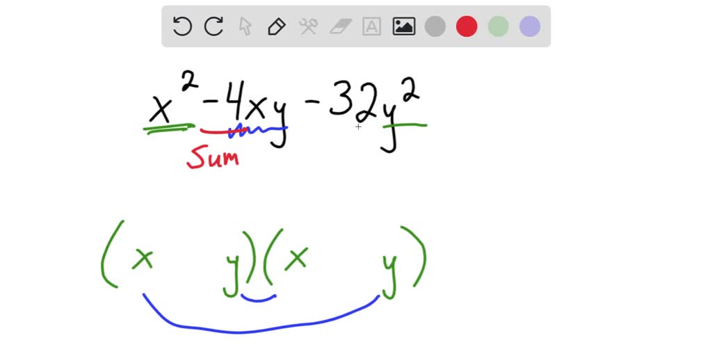 SOLVED Factor X 2 4 X Y 32 Y 2