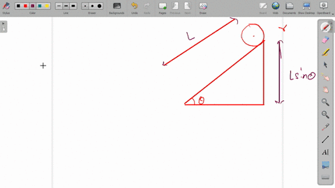 A sphere starts rolling down an incline of inclination θ....