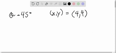 ⏩SOLVED:Finding a Point in a Rotated Coordinate System In Exercises… | Numerade