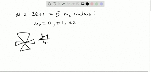 SOLVED:A hydrogen atom is in an l=2 state. What are the possible angles ...