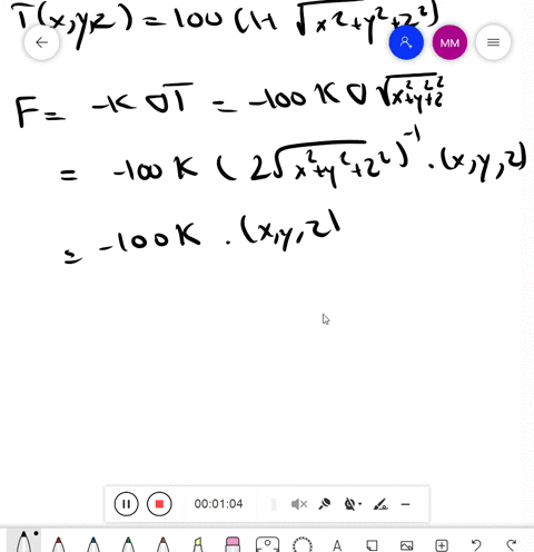 SOLVED:Suppose a solid object in ℝ^3 has a temperature distribution ...