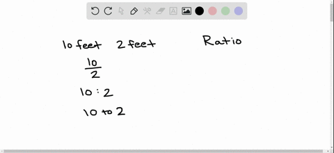 SOLVED:Write the comparison as a ratio in simplest form using a ...