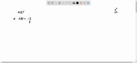 SOLVED:Let roots be α, β, γ⇒αβγ=-(a)/(8) Taking log on both sides log2 ...