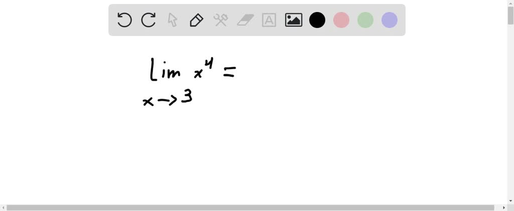 SOLVED:For each limit in Exercises 33-38, either use continuity to calculate the limit or ...