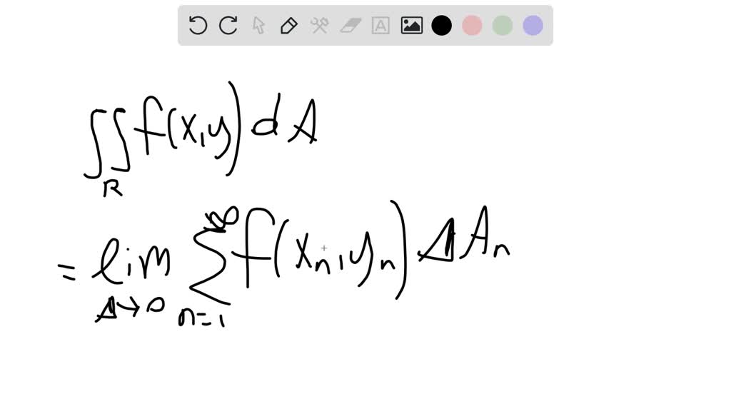 SOLVED:State the definition of a double integral. If the integrand is a nonnegative function ...