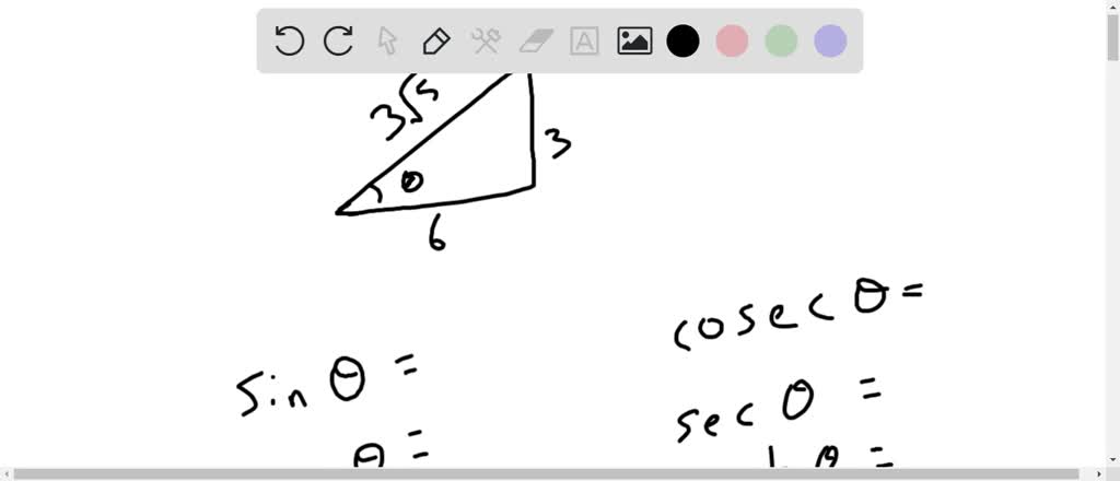 Solved In Exercises 5 8 Find The Exact Values Of The Six Trigonometric Functions Of The Angle