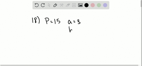 SOLVED:A formula is given along with the values of all but one of the variables. Find the value ...
