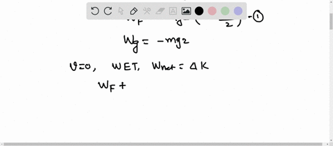 SOLVED:A particle of mass m (starting at rest) moves vertically upwards from the surface of ...