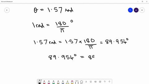 SOLVED:Express θin terms of degrees, minutes, and seconds, to the ...