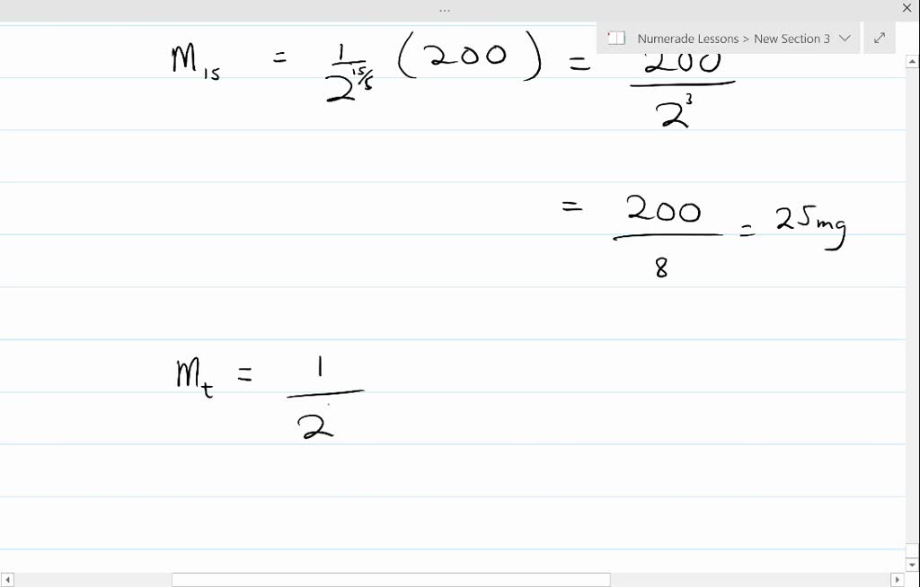 SOLVED The Half life Of Bismuth 210 210 Bi Is 5 Days a If A