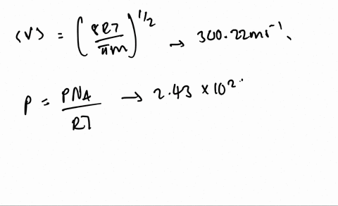 SOLVED:Calculate the collision frequency z11 and the collision density Z11 for molecular ...