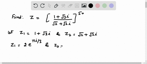 ⏩SOLVED:Find one or more values of each of the following complex… | Numerade