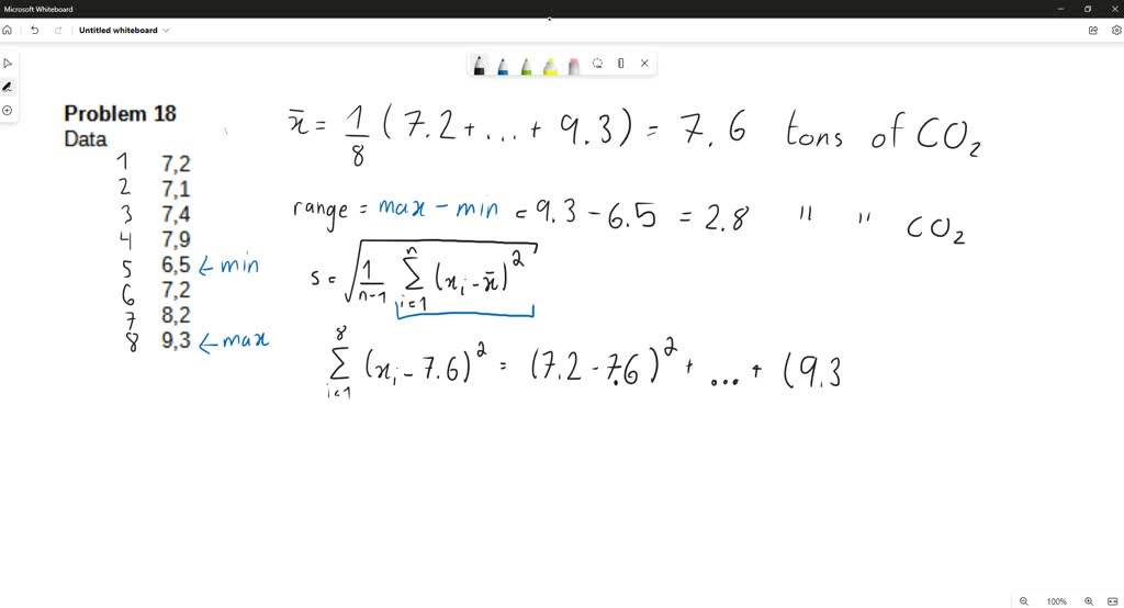 The following data on HC and CO emissions for one particular vehicle was given in the chapter ...