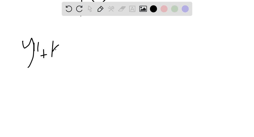 SOLVED:Each figure represents the graph of a particular solution of one ...