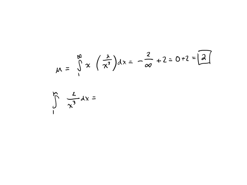 Compute the mean and median for a random variable with the probability ...