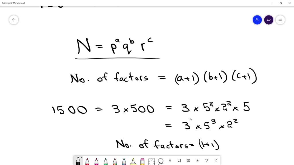 SOLVED In How Many Ways Can 1500 Be Resolved Into Two Factors 1 18
