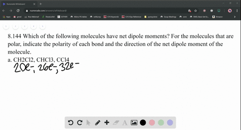 SOLVED:Which of the following molecules have net dipole moments? For the molecules that are ...