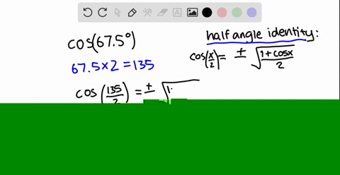 SOLVED:In Problems 13-24, find the exact value without a calculator using half-angle identities ...