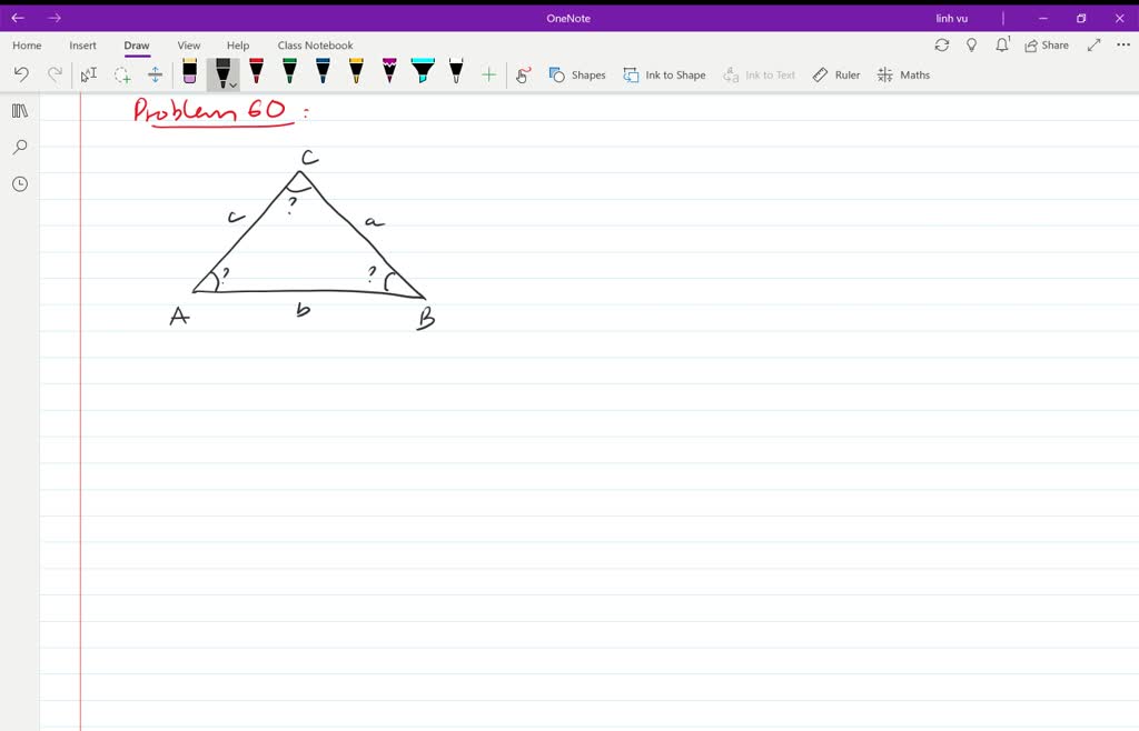 What does it mean to solve an oblique triangle? | Numerade