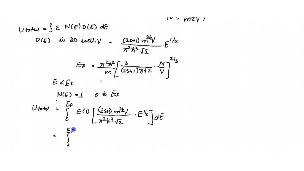 SOLVED:Use CBFs to derive the McMillan result that the average energy per particle is ((E))/(N ...