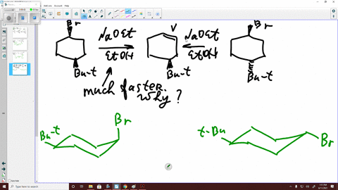 SOLVED:cis-1-Bromo-4-tert-butylcyclohexane and trans-1-bromo-4-tert-butylcyclohexane both react ...