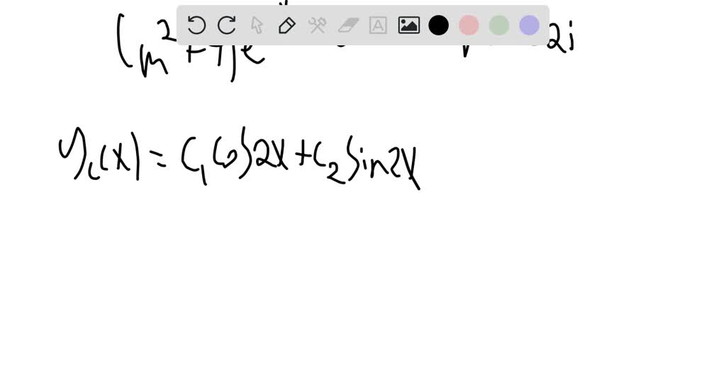 Solve the given differential equation by undetermined coefficients.In ...