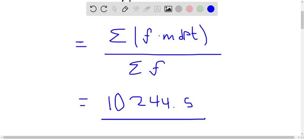 SOLVED:find the mean of the data summarized in the given frequency distribution. Also, compare ...