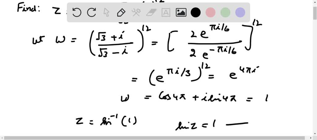 SOLVED:Find one or more values of each of the following complex expressions in the easiest way ...