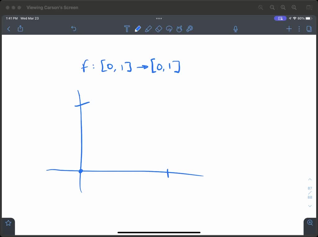 Solved Suppose That F Is A Continuous Function On 01 And That Fx 0072
