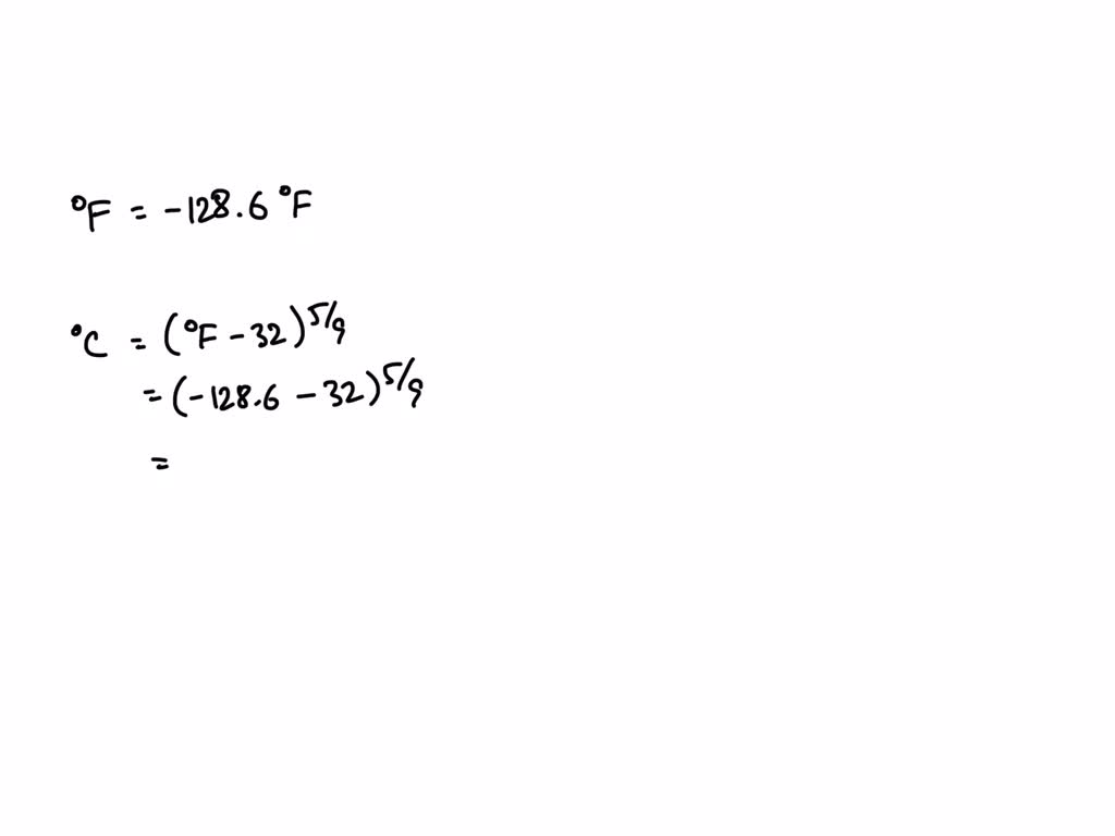 The coldest ground-level temperature ever measured on Earth is -128.6^∘ ...