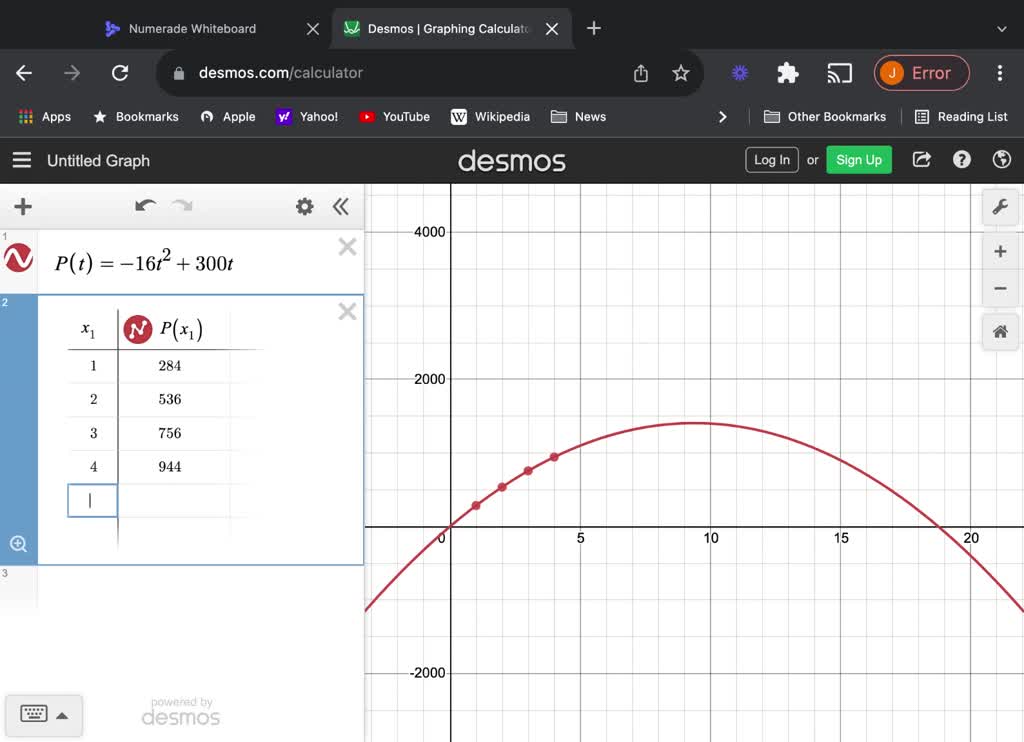 SOLVED:A projectile is fired upward from the ground with an initial ...