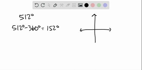 ⏩SOLVED:Sketch each angle in standard position. Draw an arrow… | Numerade