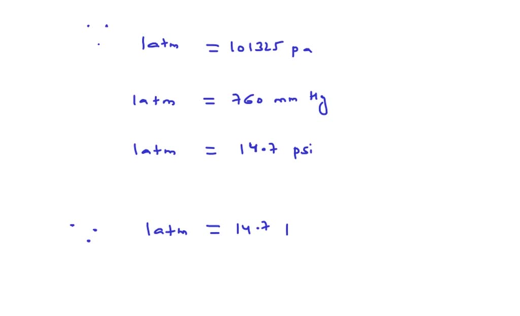 Yet another common measure of pressure is the unit pounds per square ...