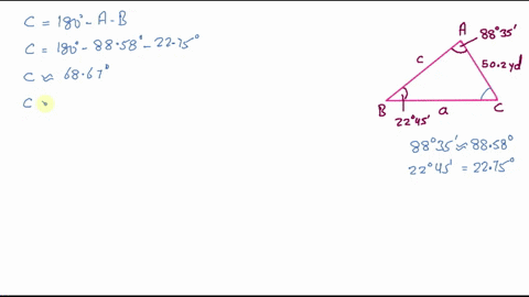 SOLVED:In Exercises 1-18 , use the Law of Sines to solve the triangle ...