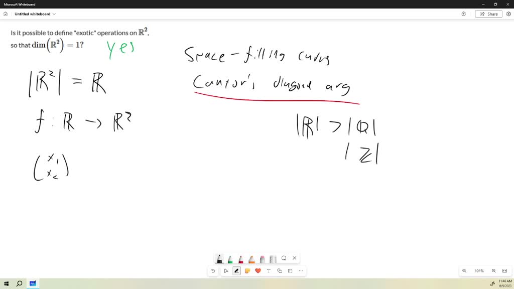⏩SOLVED:Is it possible to define "exotic" operations on ℝ^2, so that ...