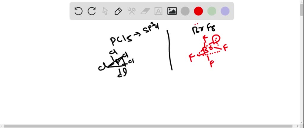 SOLVED:Using VSEPR theory, draw the shape of PCl5 and BrF5.