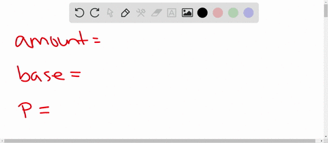 ⏩SOLVED:Identify the amount, base, and p value. 50 hr is 125 % of 40 ...