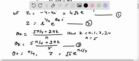 SOLVED:Find one or more values of each of the following complex expressions in the easiest way ...
