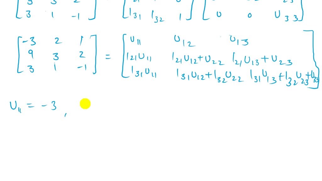 SOLVED:Use the procedure illustrated in Example 2 to find the LU ...