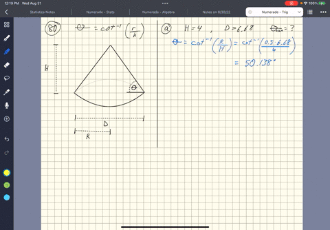 SOLVED:When granular materials are allowed to fall freely, they form ...