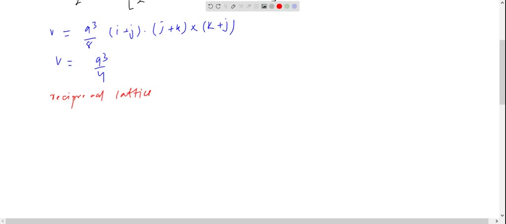 SOLVED:Reciprocal Lattice Show that the reciprocal lattice of a fcc ... SOLVED:Reciprocal Lattice Show that the reciprocal lattice of a fcc ...