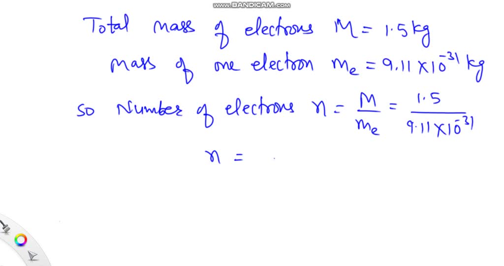 SOLVED:What is the total electric charge of 1.5 kg of electrons?