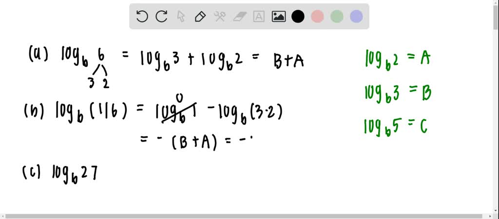 SOLVED:Suppose b is a positive constant greater than 1, and let A, B, and C be defined as ...