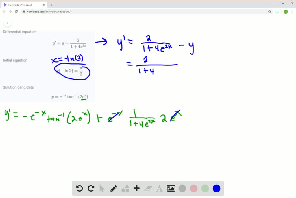 SOLVED:Show that each function is a solution of the given initial value ...