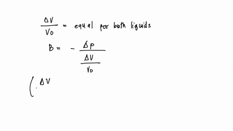 The volume of glycerin changes by 2 % under the action of a change in ...